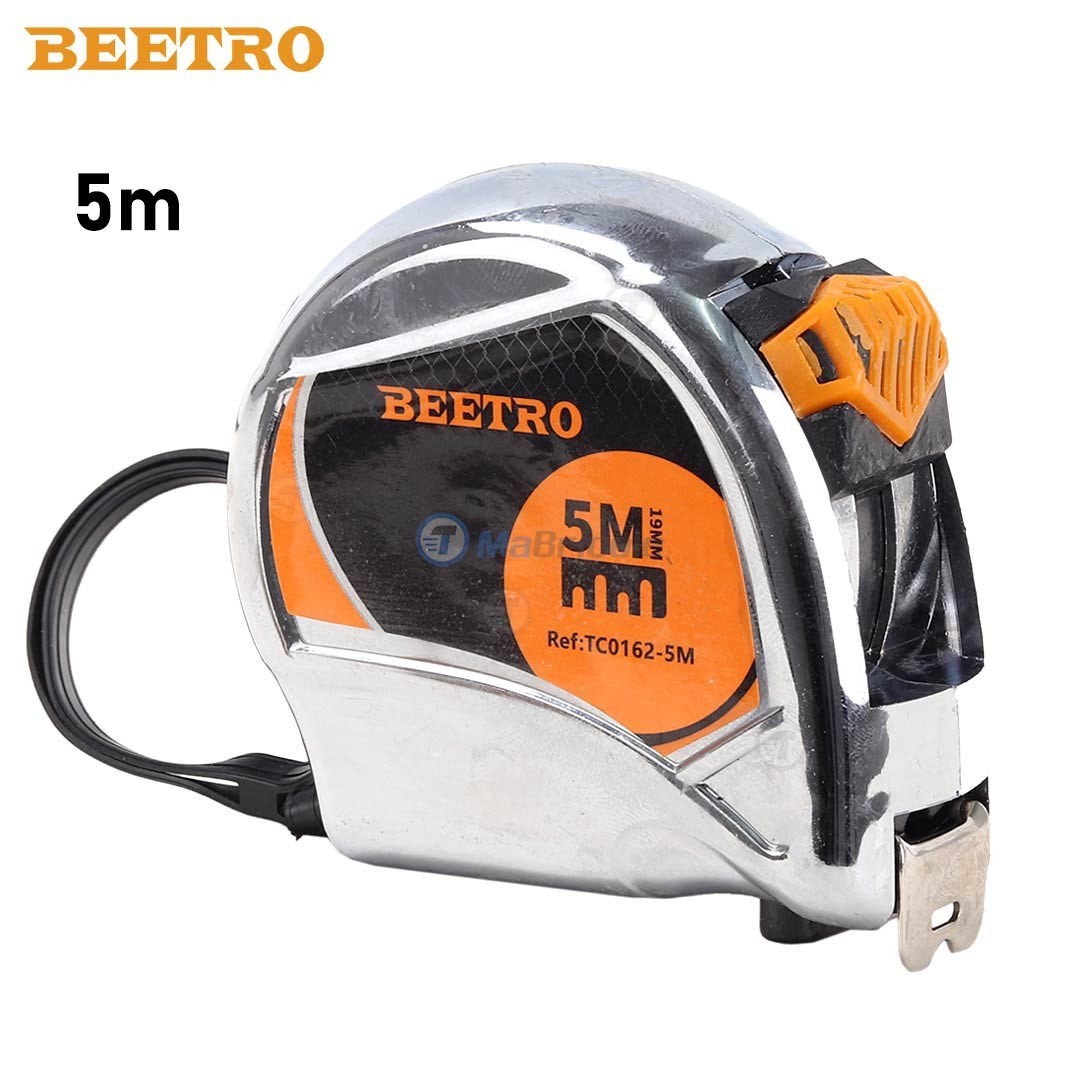 Mètre à ruban 5m 19mm CHROMEE BEETRO