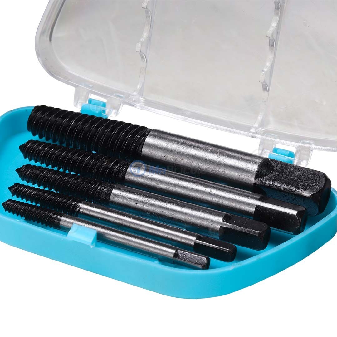 Jeu de 5 extracteurs de vis et boulon 3-18mm avec coffret SHILI TOOLS | SL-P0481