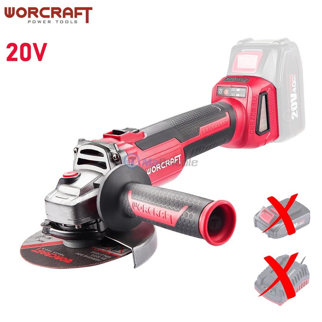 Meuleuse d'angle sans fil sans charbons 20V 115mm/125mm Sans Batterie ...