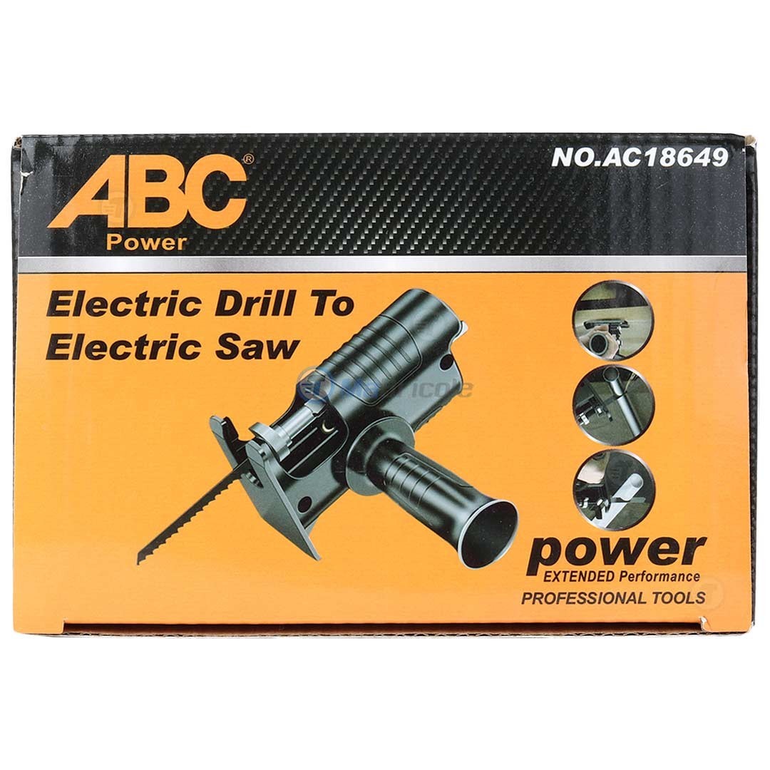 Adaptateur de scie alternative portable pour perceuse ABC POWER | AC18649