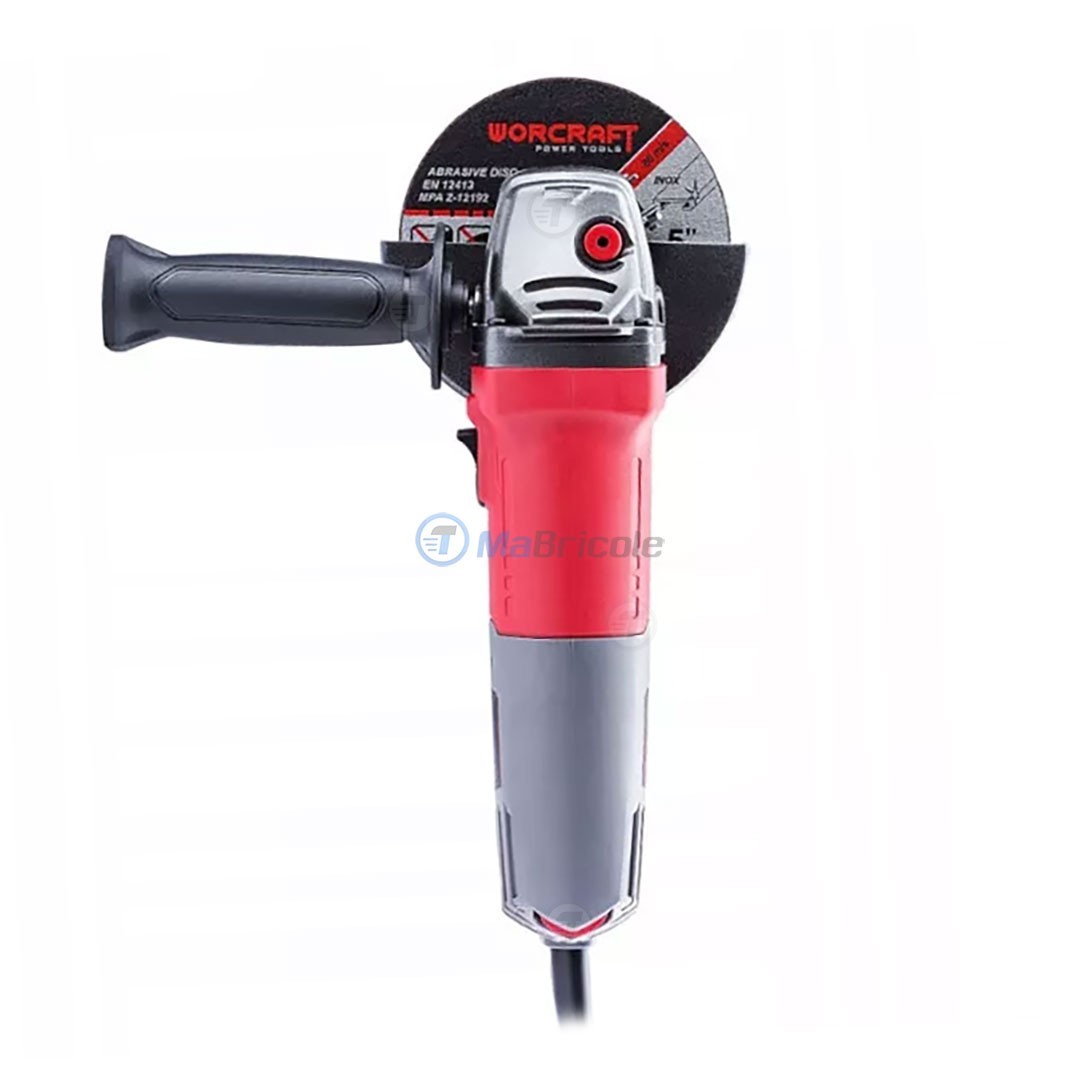 Meuleuse d'angle 850W 115mm Avec Variateur WORCRAFT | AG08-115S