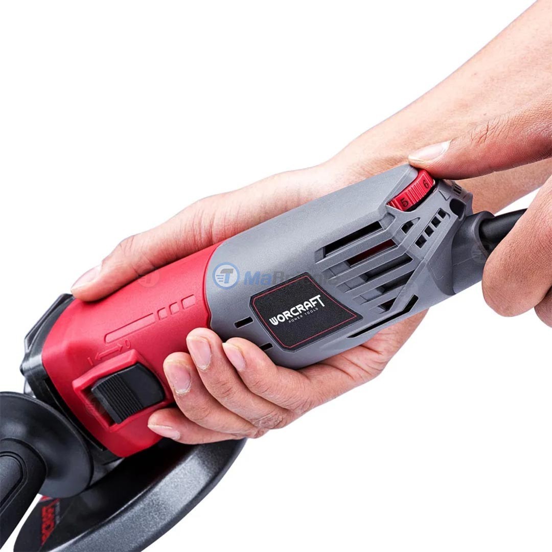 Meuleuse d'angle 850W 115mm Avec Variateur WORCRAFT | AG08-115S