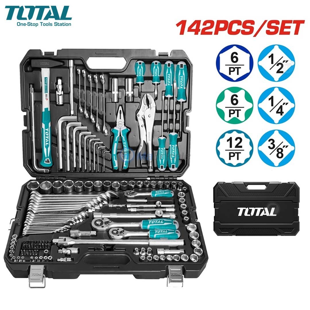 Caisse à outils 142PCS TOTAL | THKTHP21477