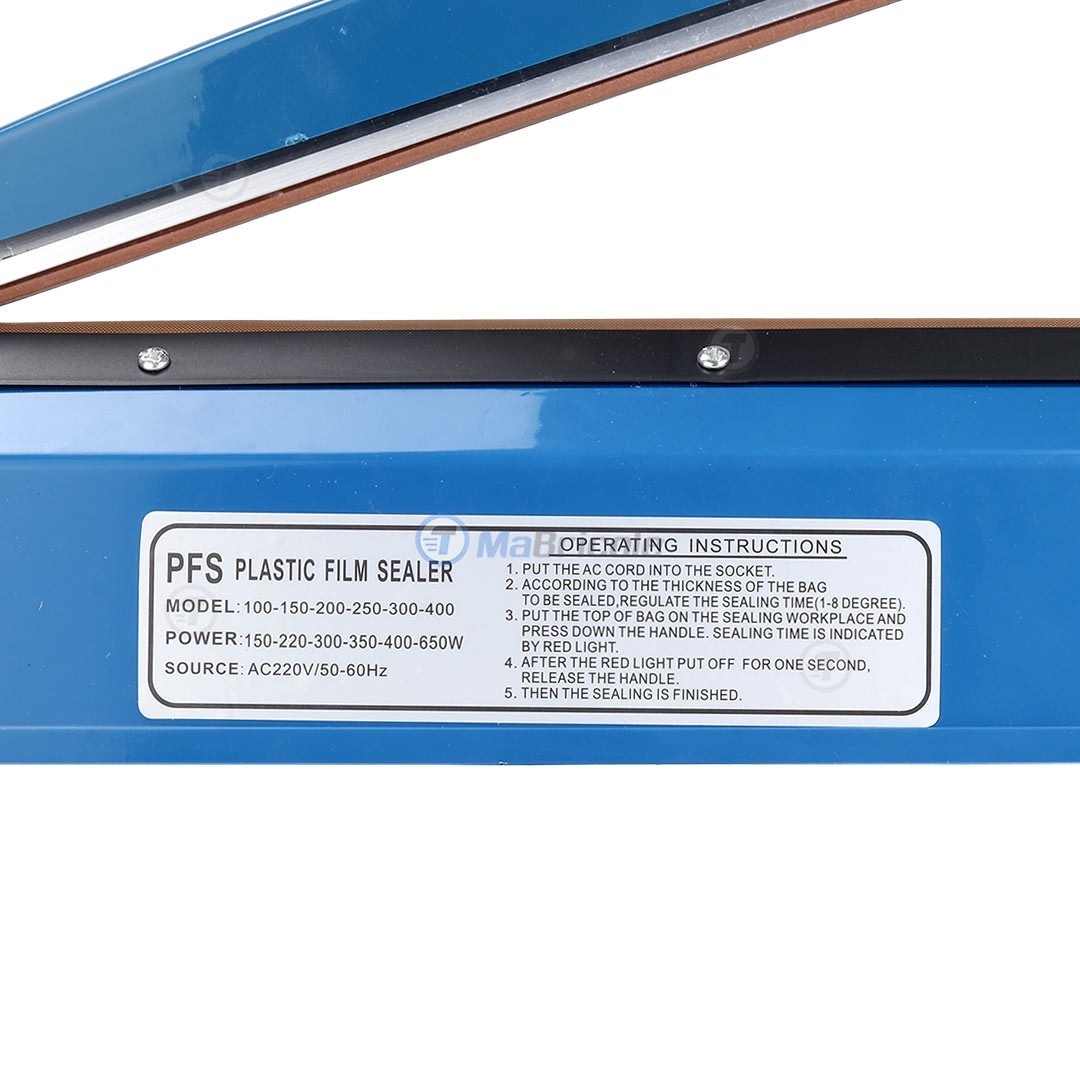 Soudeuse sac plastique PP/PE tension réglable 220V 300mm | PFS-300