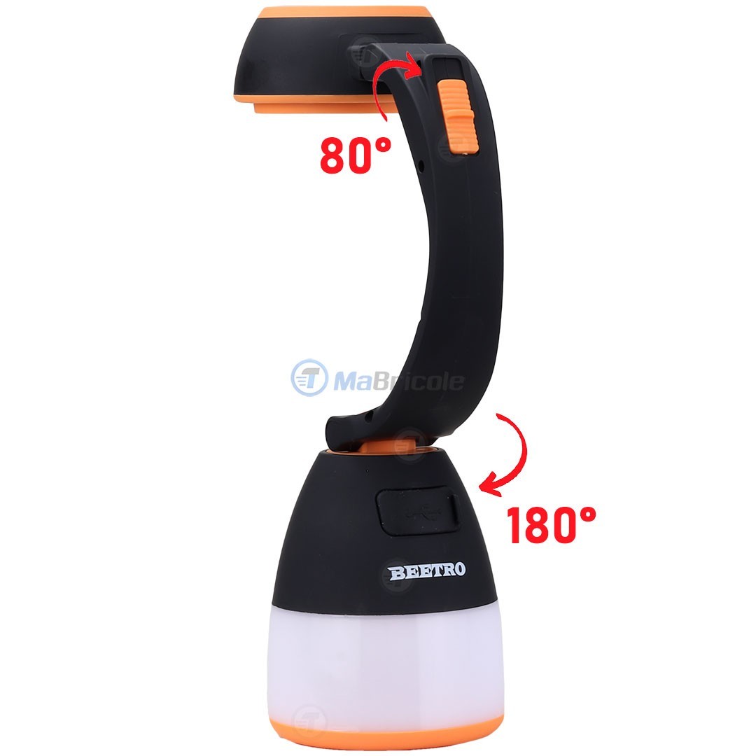 Lampe LED rechargeable multiusages 3W 10 SMD BEETRO | LA285