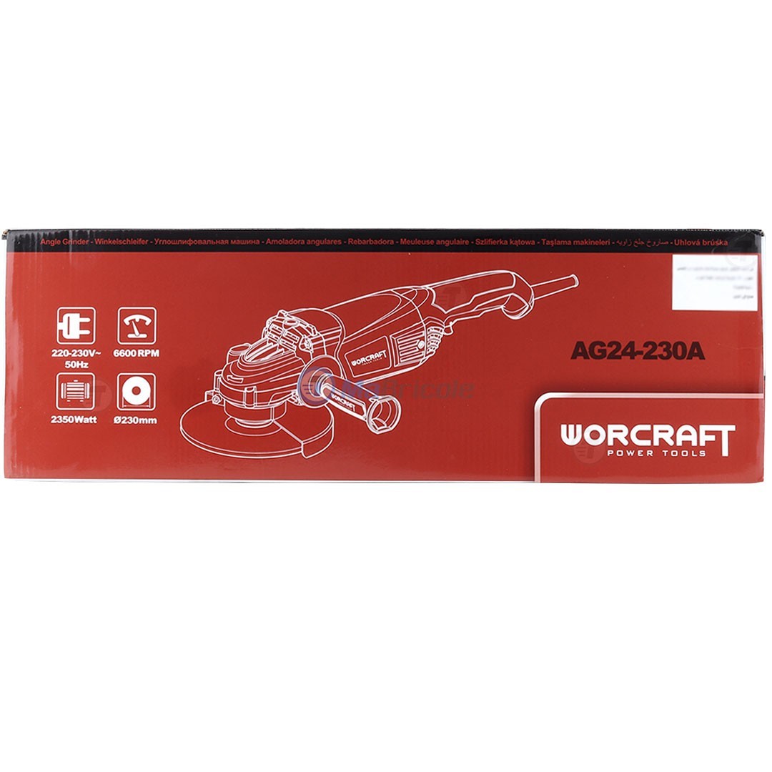 Meuleuse d'angle 230mm 2350W WORCRAFT