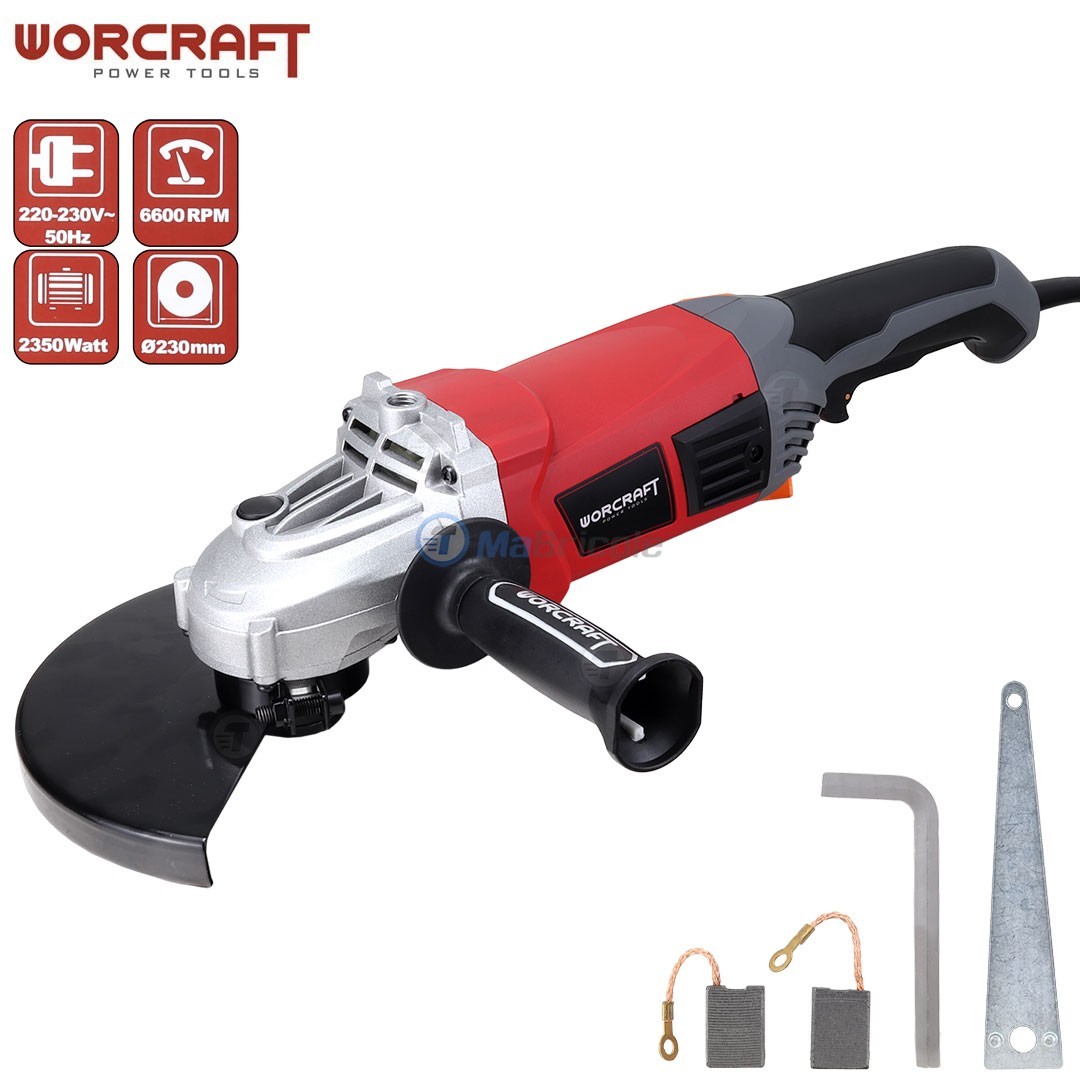 Meuleuse d'angle 230mm 2350W WORCRAFT
