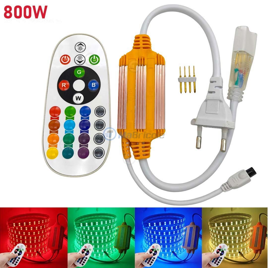 Contrôleur RGB 800W, Contrôleur sans fil pour LED 16 types de couleurs | LSC16-800