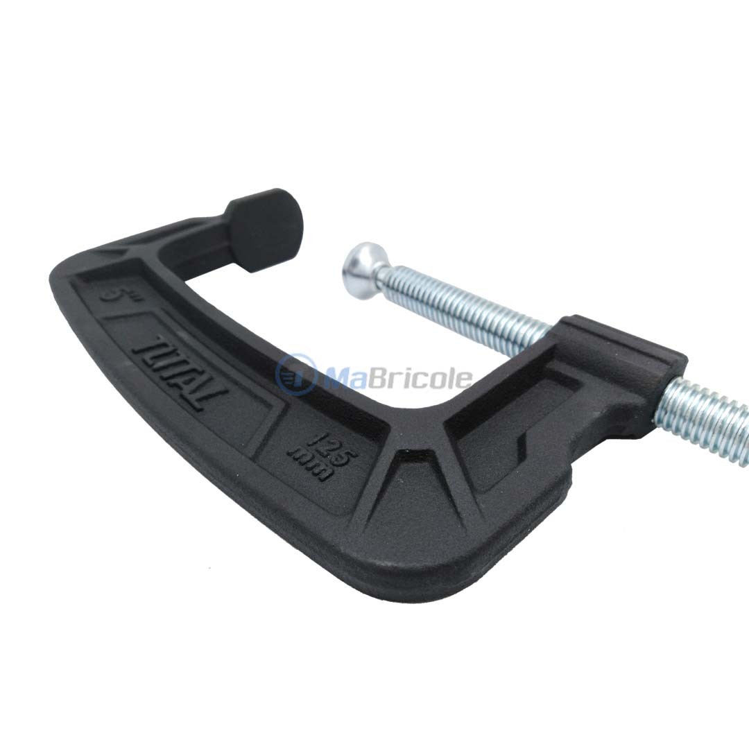 Mini Serre-joint 5" 125mm TOTAL | THT13151