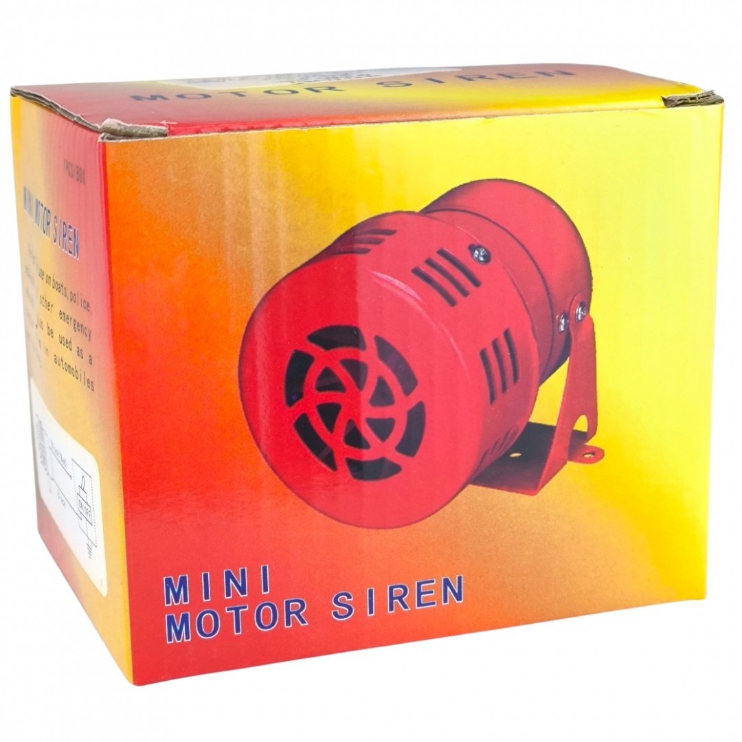 Mini sirène à moteur 220V Model MS-190 rouge AVEL | MS-190