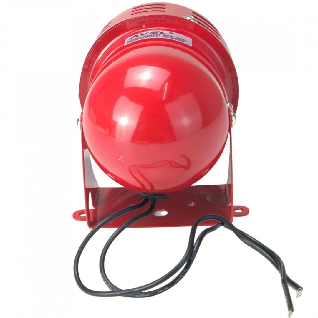 Mini sirène à moteur 220V Model MS-190 rouge AVEL | MS-190