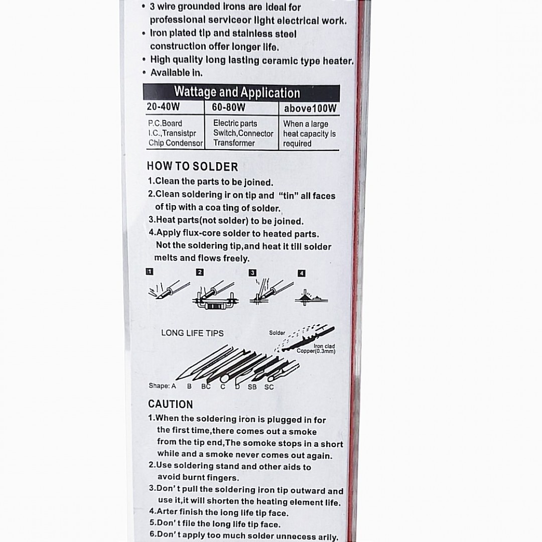 Fer à souder 60W 220V avec Variateur 200-450°C XCY.TOOLS | FAS60W-VAR