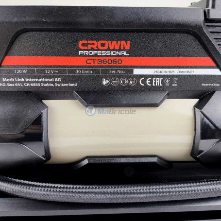 Mini compresseur 12V 6.89bar CROWN | CT36060
