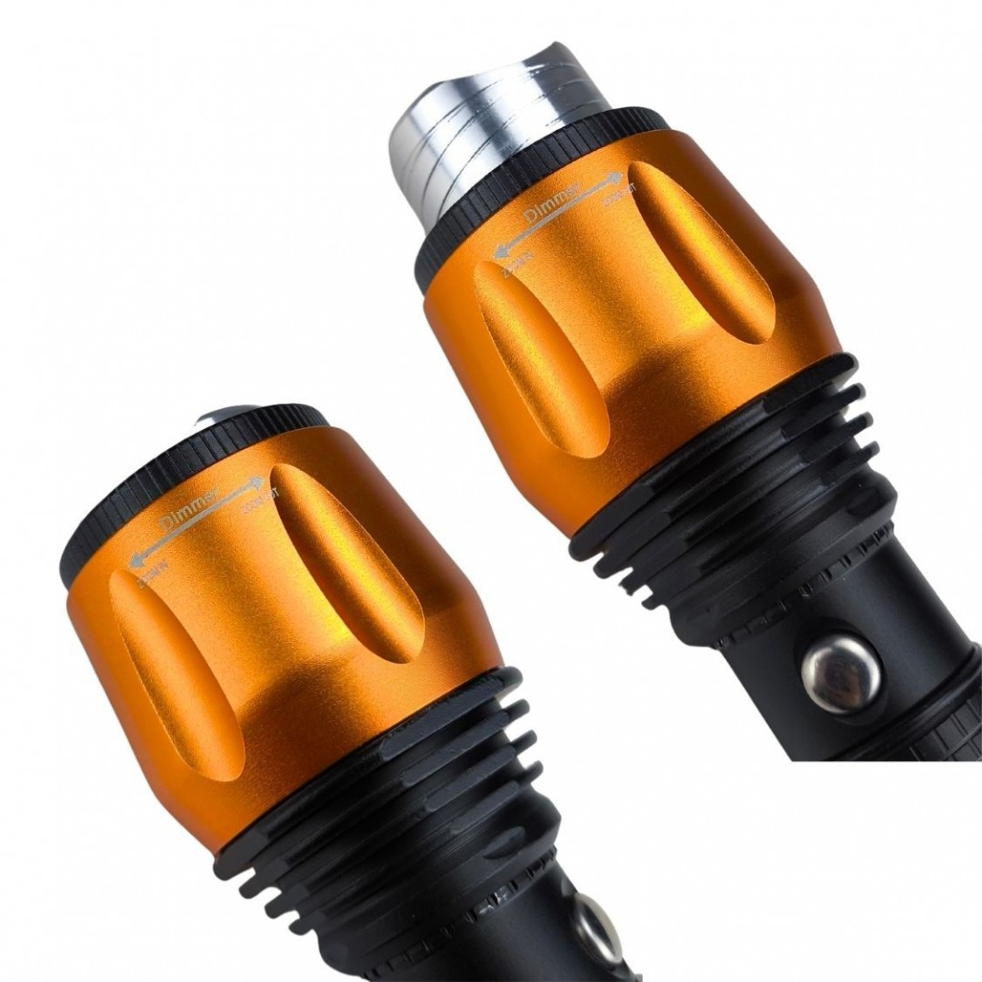 Lampe torche LED portatif rechargeable ZOOM ajustable 3 modes BEETRO ...