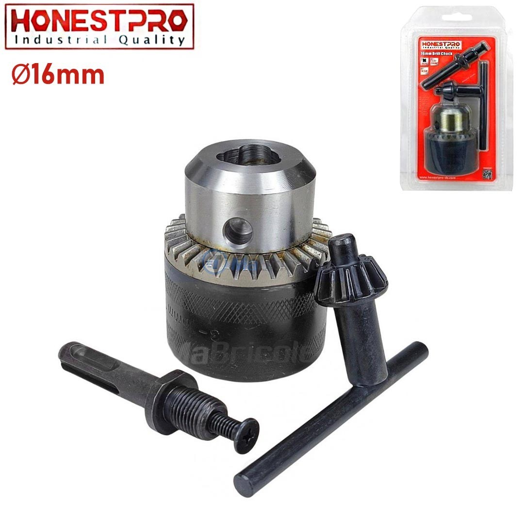 Mandrin perceuse ajustable ∅16mm MAX, Adaptateur de Mandrin SDS et clé ...