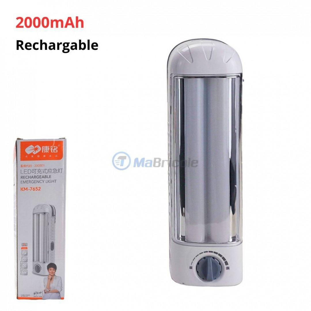 Lampe LED rechargeable 2000mAh 2 mode 240×70mm avec crochet