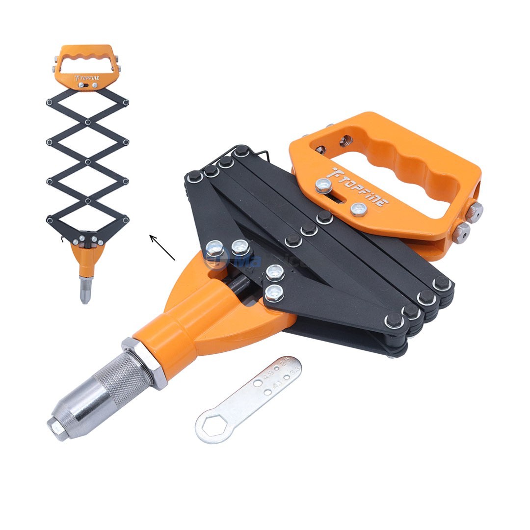 Riveteuse accordéon 5 pièces 3.2-6.4mm TOPFINE | TF8301 | MaBricole Algérie