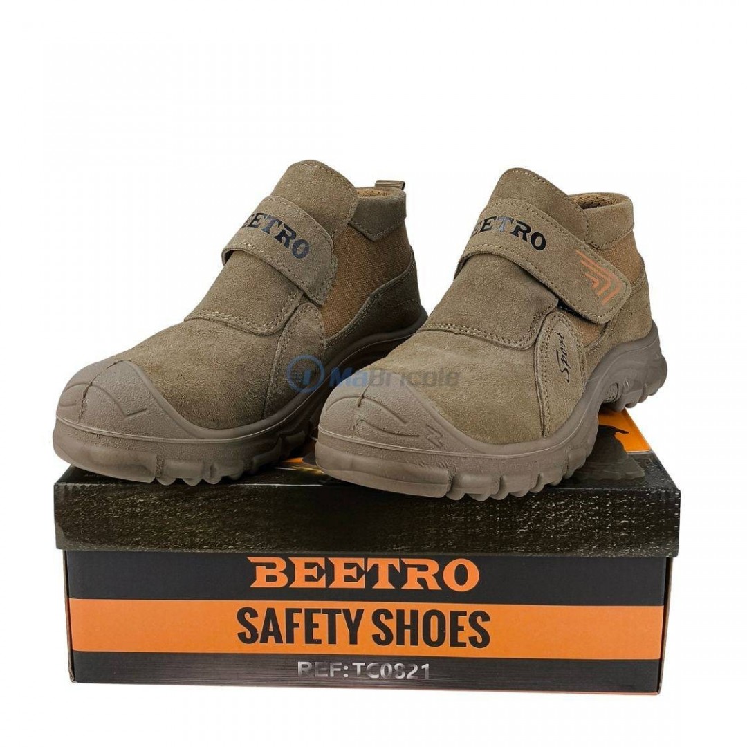 Bottes de travail avec nez en acier antichoc, résistantes à l'huile ...