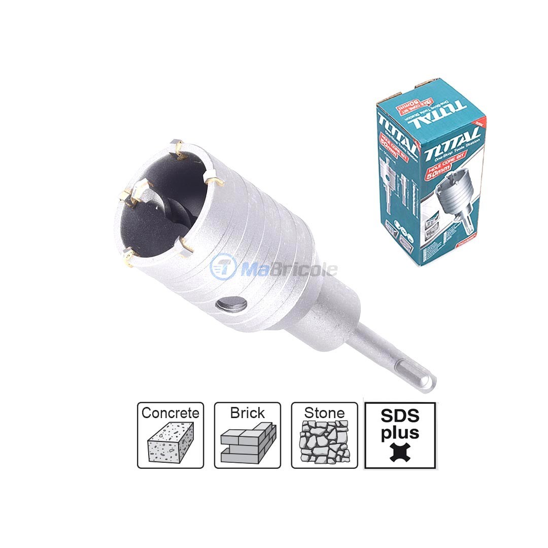 Scie trépan pour béton 50mm TOTAL | TAC430501