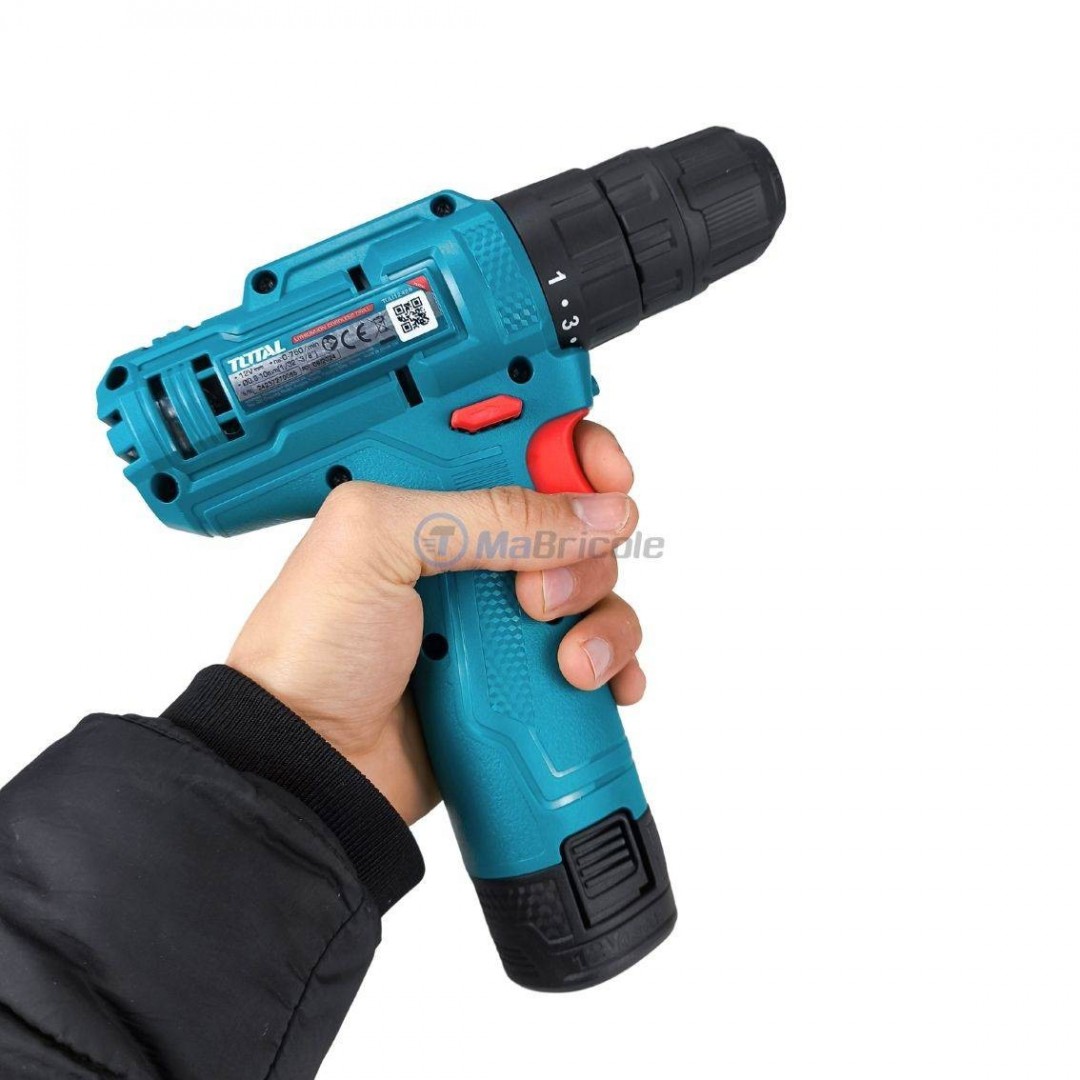 caisse outils à main 89PCS avec Perceuse Visseuse 12V 1.5ah 20N.m TOTAL ...