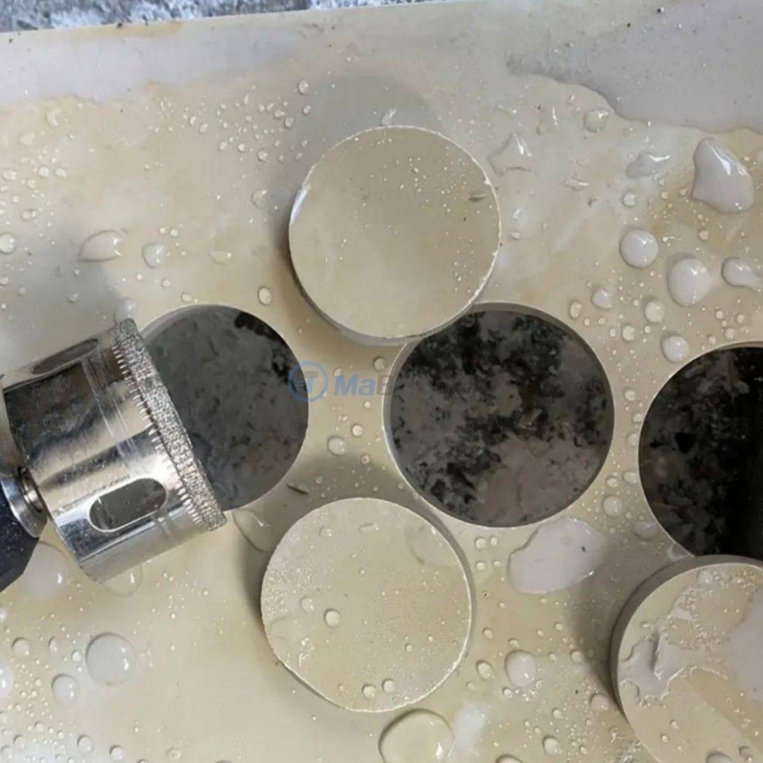 Scie trépan diamantée pour verre, granite, céramique et le béton ∅65mm ...