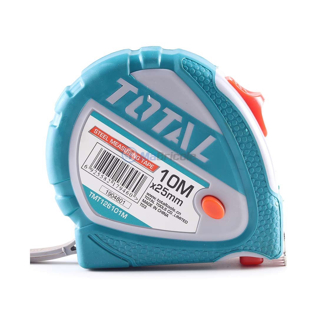 Mètre à ruban 10m 25mm TOTAL | TMT126101M