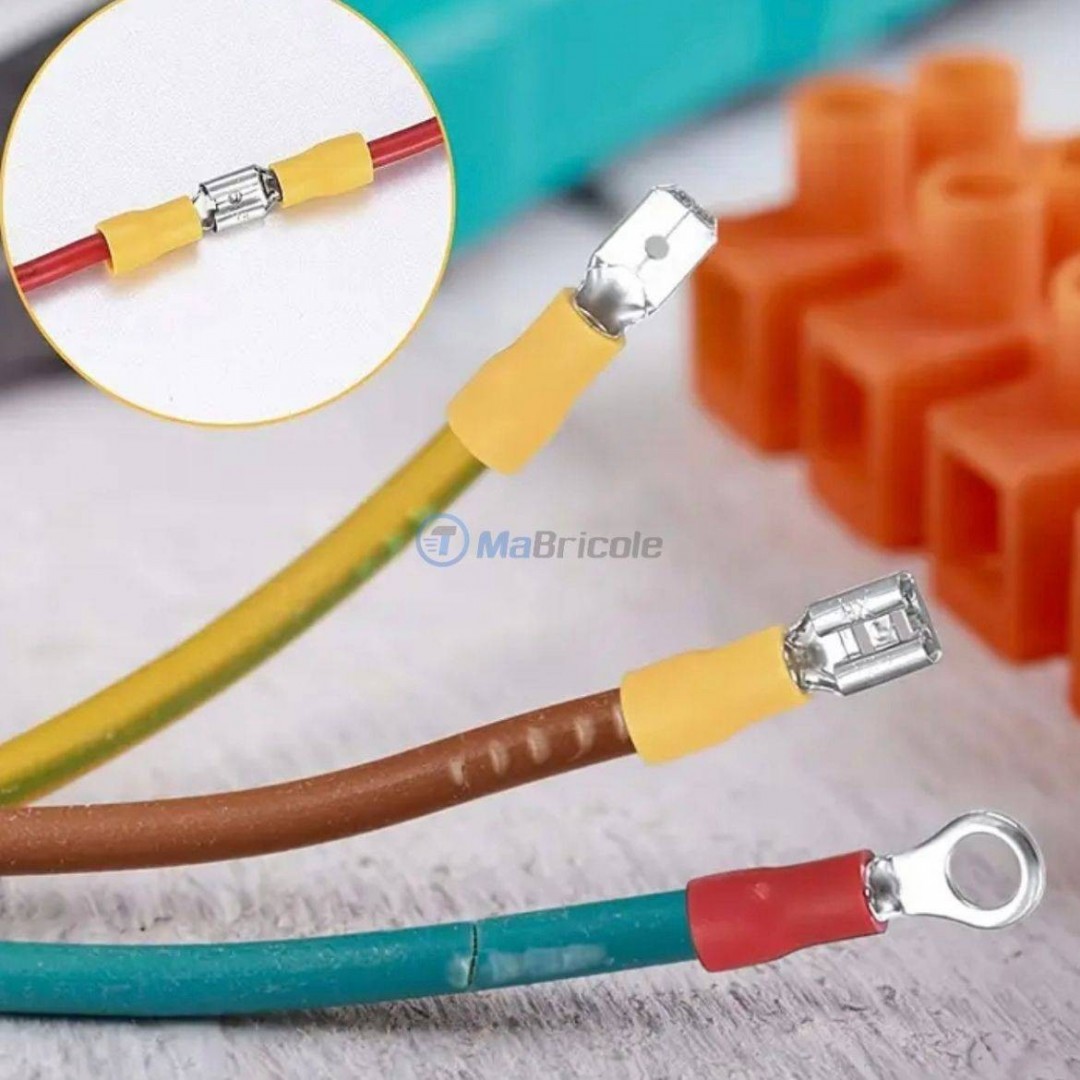 Coffret cosse à Sertir pour câble électrique 8 types 350 pcs