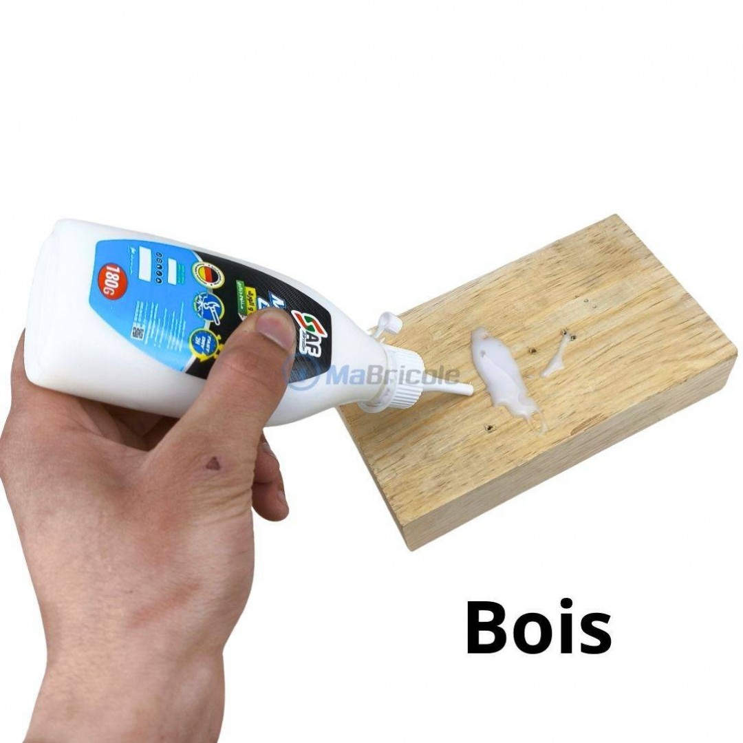 Colle blanche pour bois et papier180 g SAF