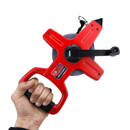 Décamètre à Ruban 50M, bande en acier d'acier WISEUP | 080305