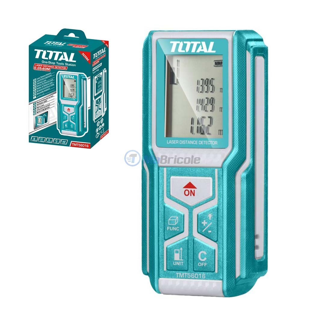 Télémètre laser 0.05-60m TOTAL | TMT56016