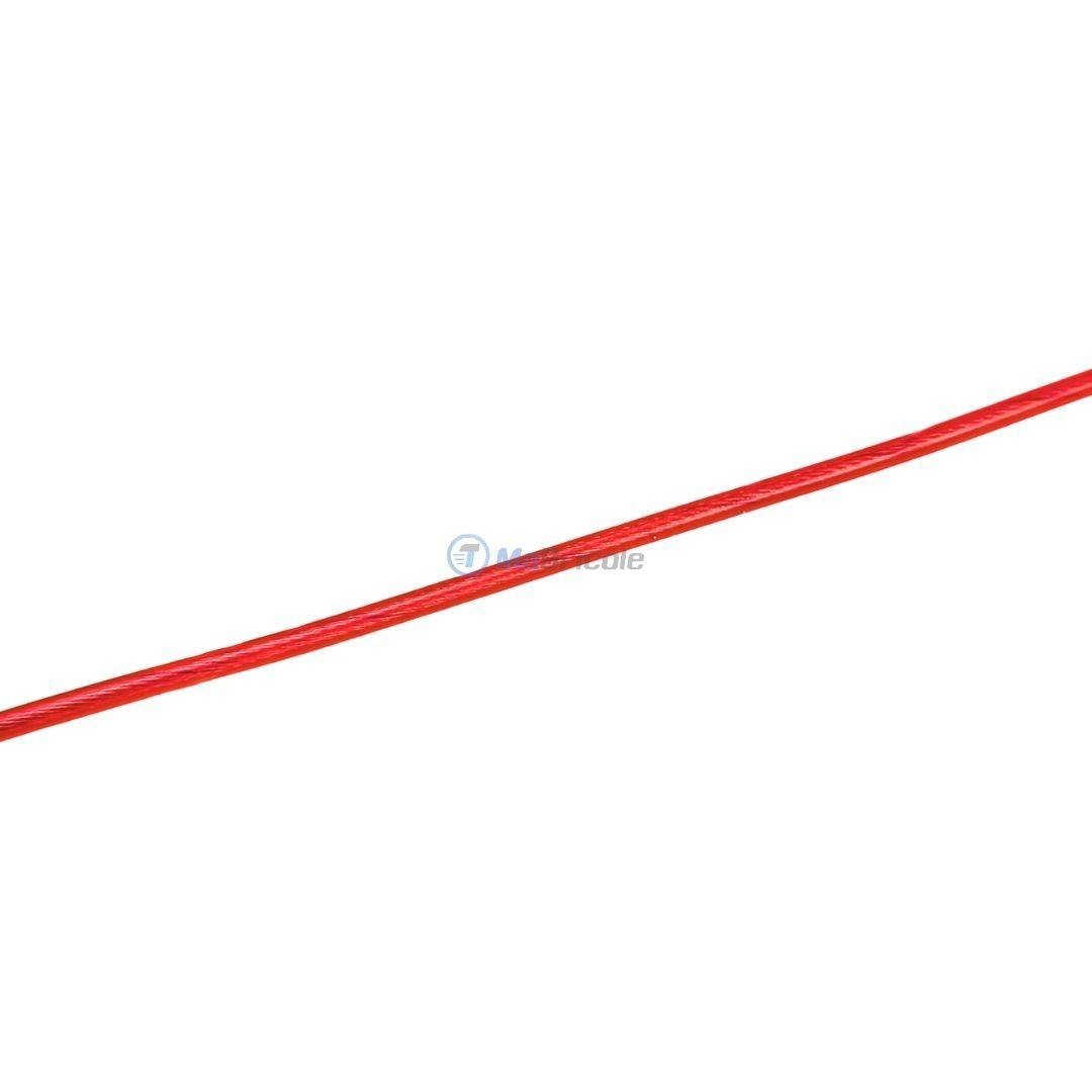 Corde d'étendage avec gaine en PVC et fil métallique 10 mètres