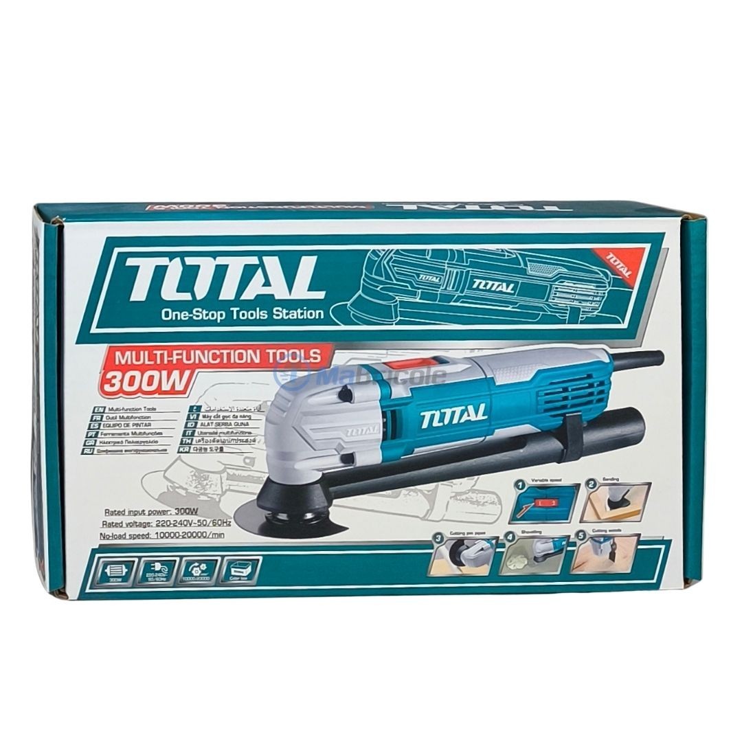 Outil Multifonction vibrante 3.2° 300W TOTAL | TS3006