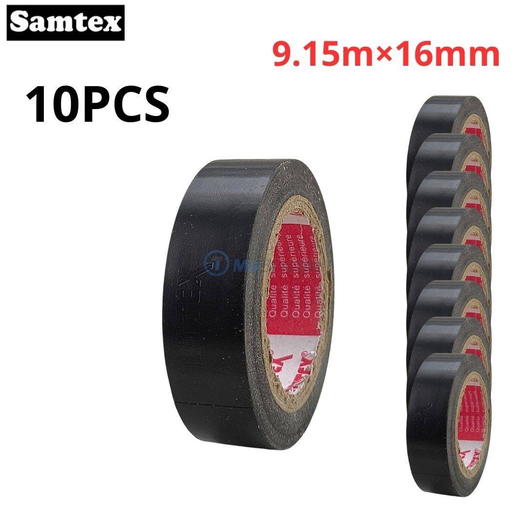 Jeu de 10 Pcs Chatertone noir 9.15m × 16mm pour l'isolation électrique ...