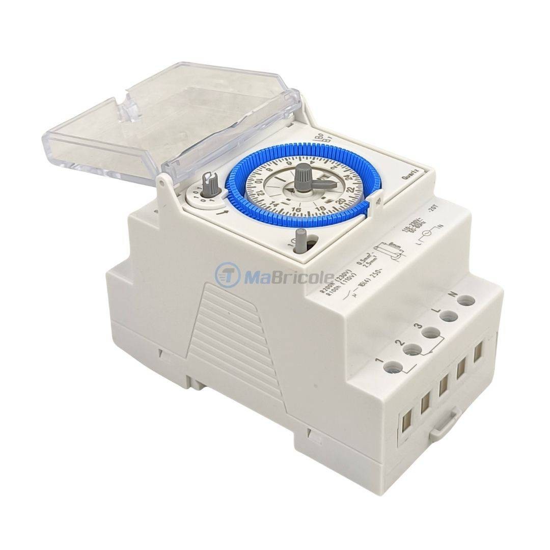 Minuterie Mécanique Électrique Programmable 16A Horloge de 24 Heures 110-230V OZTURK | SUL181D