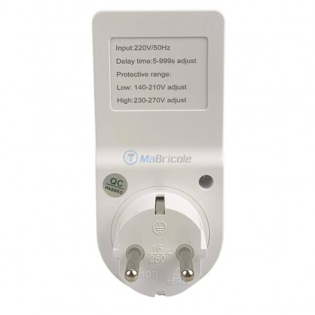 Prise électrique de protection 140-270V 30A avec afficheur AVEL | AL-DB2000