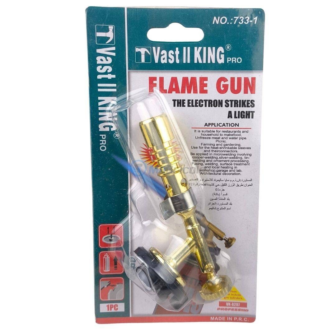 مسدس لهب، رأس شعلة لقارورة غاز البوتان قابل للتعديل فاست كينغ | VK-8297