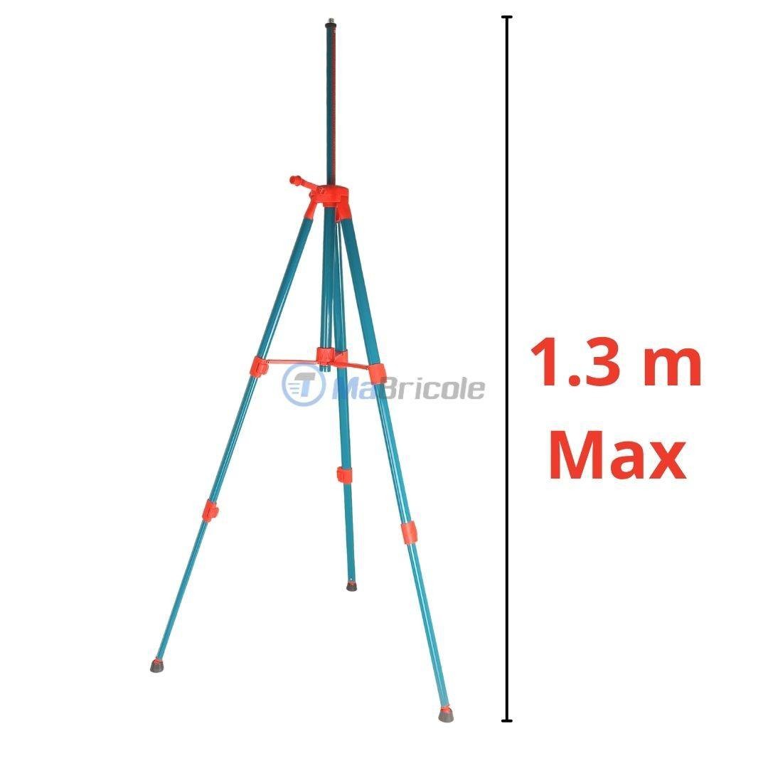 Trépied pour niveau laser Hauteur maximale 1.3m