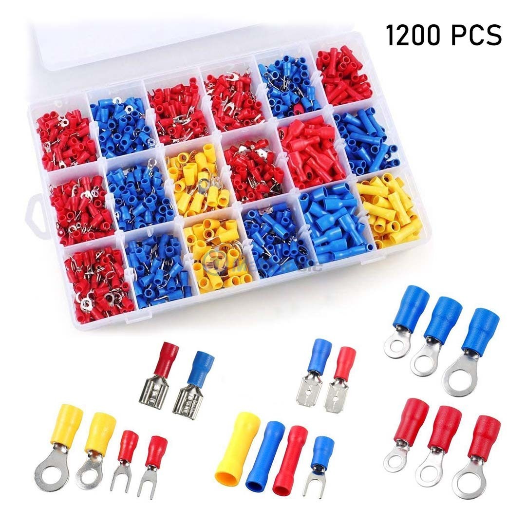 Ensemble de cosse à Sertir pour câble électrique 1200 pcs | I-02-03