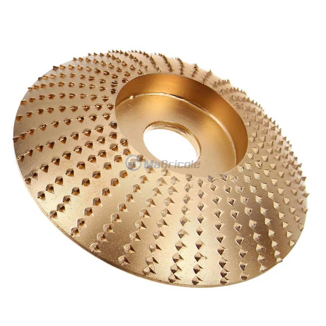 Disque de sculptage plein râpe bois 110mm Multifonctions | F-08-02