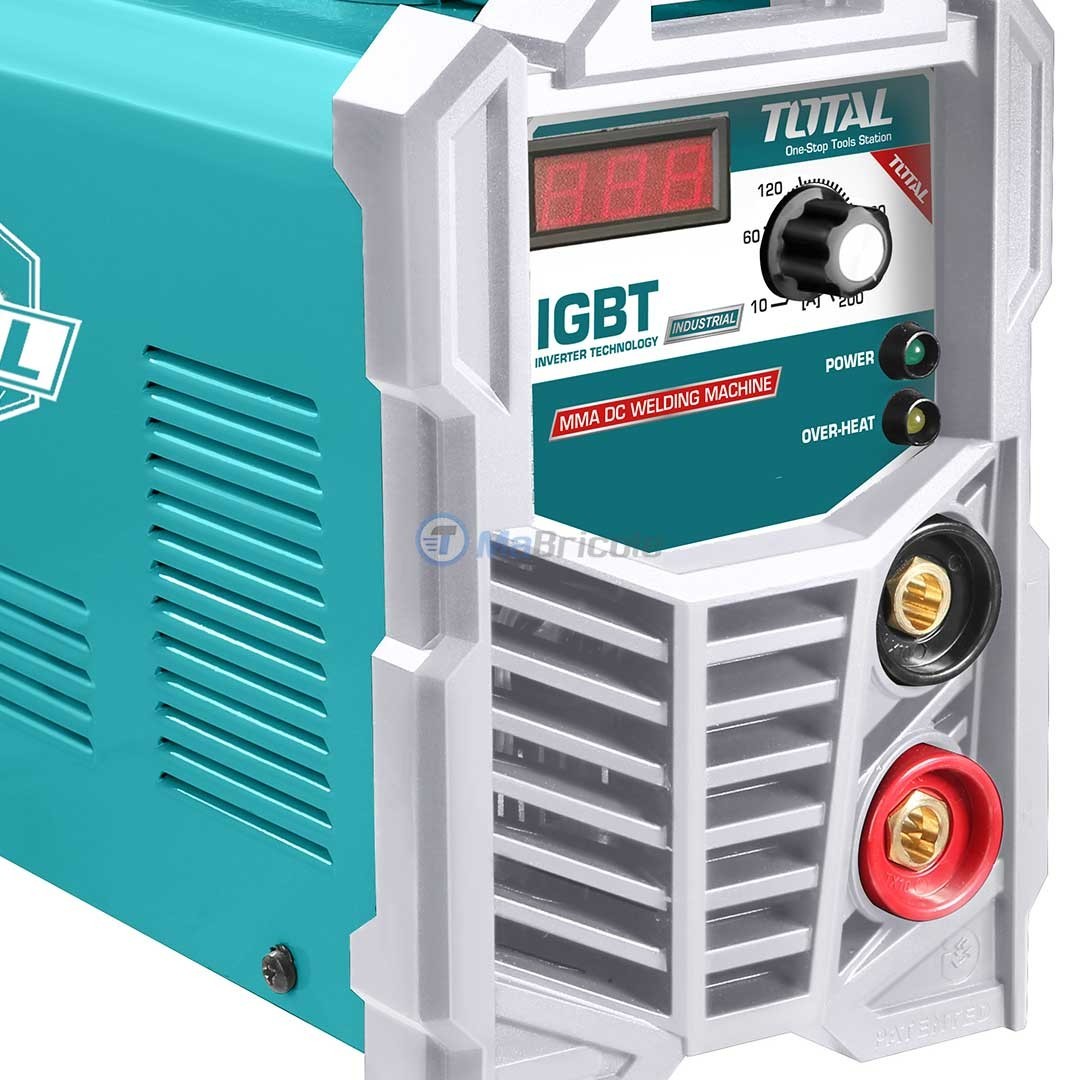 Poste à souder portatif inverter 6,3 KVA 200A TOTAL | TW22005