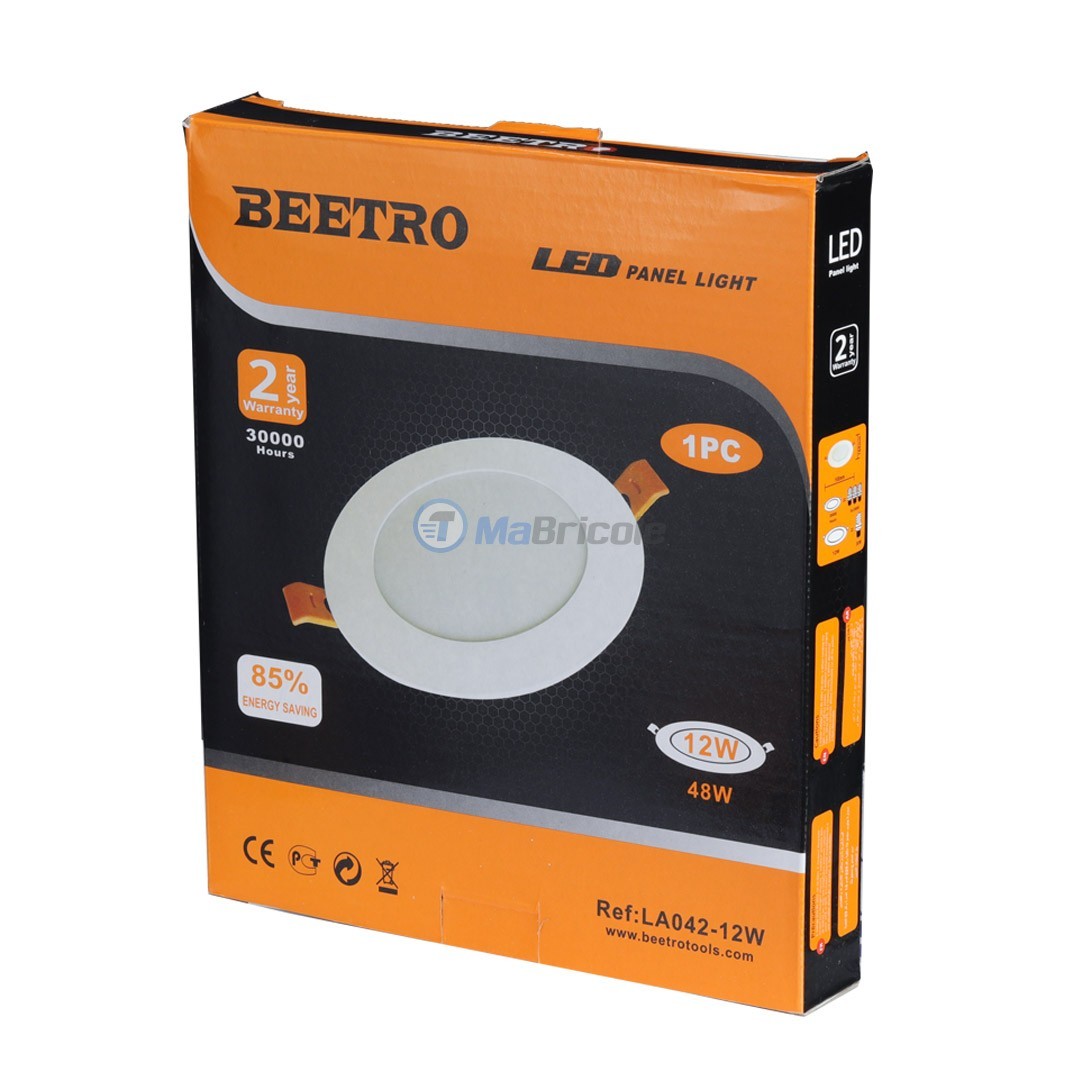 Lampe Spot LED Rond 12W 168mm 3PCS BEETRO | LA042-12W