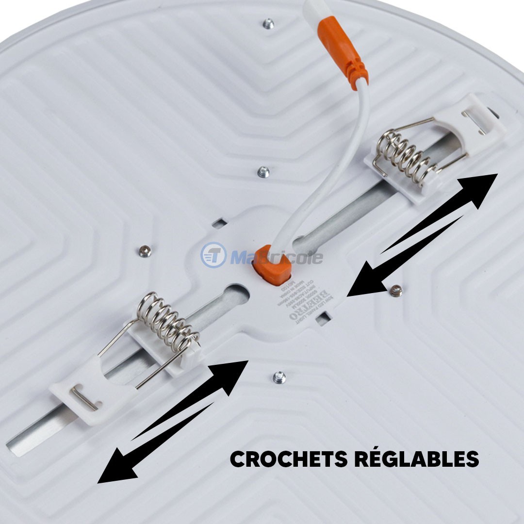 Lampe LED Spot 3D rond 100x20mm 10W BEETRO | LA100-10W