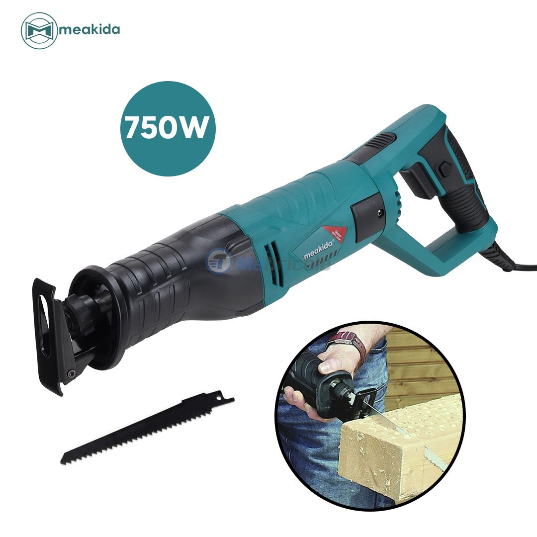 Scie sabre, Scie Alternative 105mm 750w Poignée Rotative ±180° MEAKIDA ...