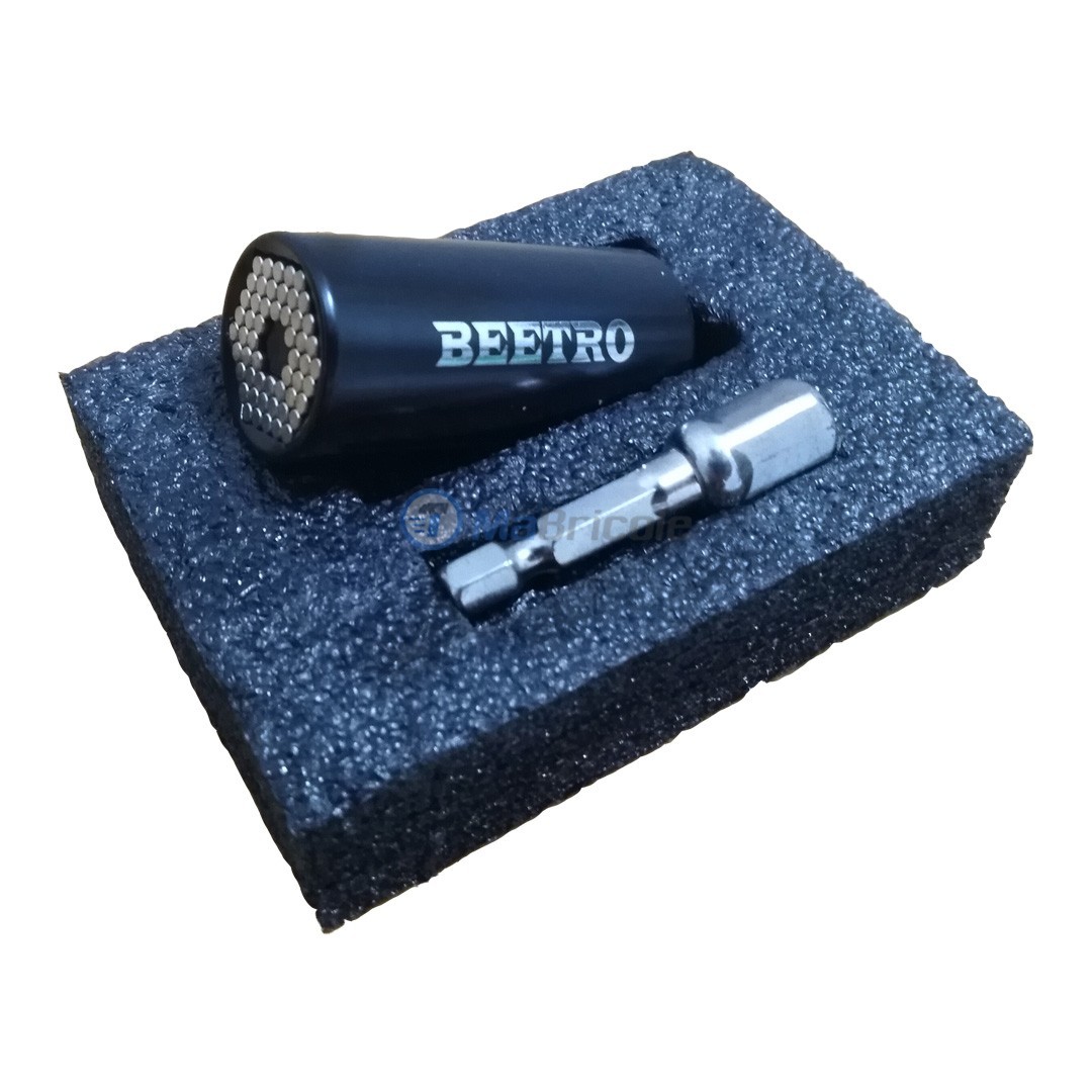 Adaptateur Universel à Douille 7-19mm noir CR-V BEETRO | TC0564