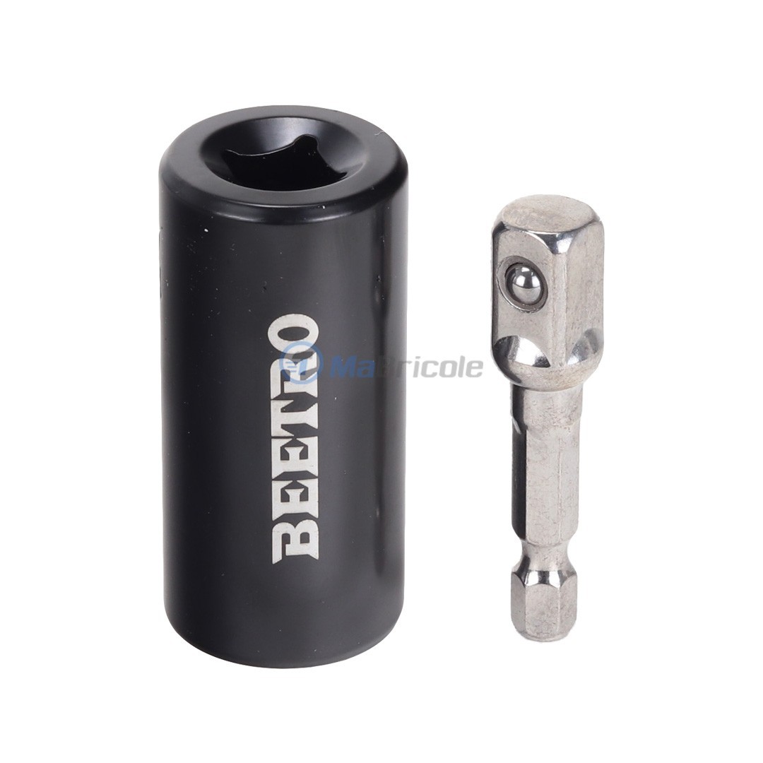 Adaptateur Universel à Douille 7-19mm noir CR-V BEETRO | TC0564