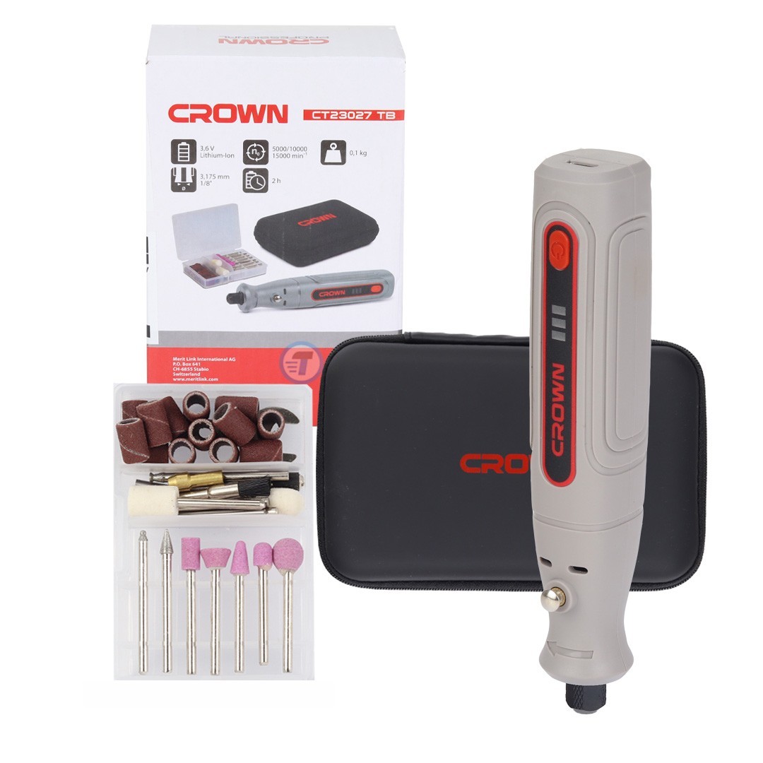 Outil rotatif sans fil 3,6V 0,6Ah CROWN