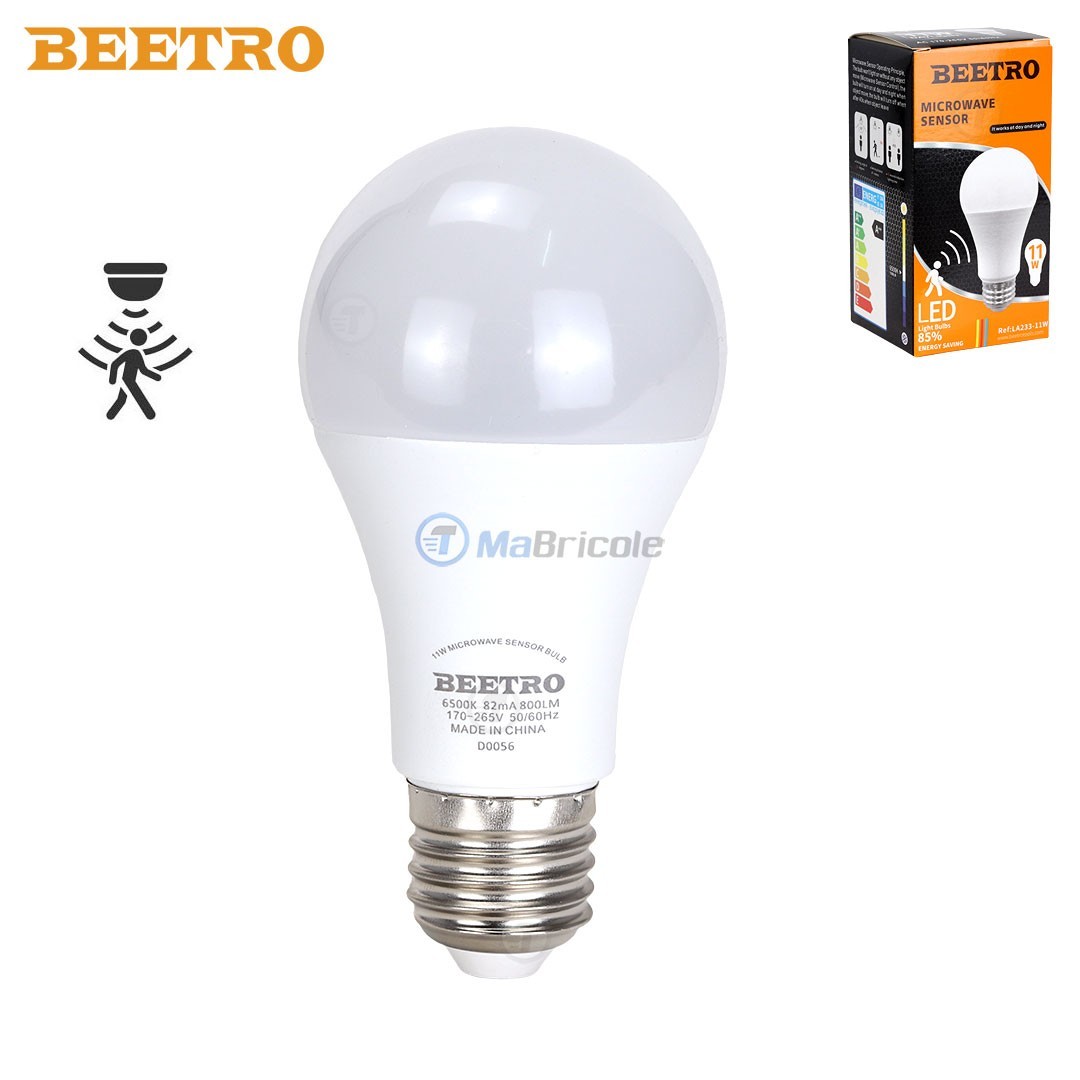 Lampe LED avec détecteur de mouvement 11W BEETRO