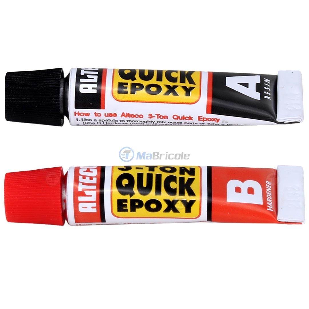 Colle Epoxy rapide A-B en 4 min 10g ALTECO | 17266F