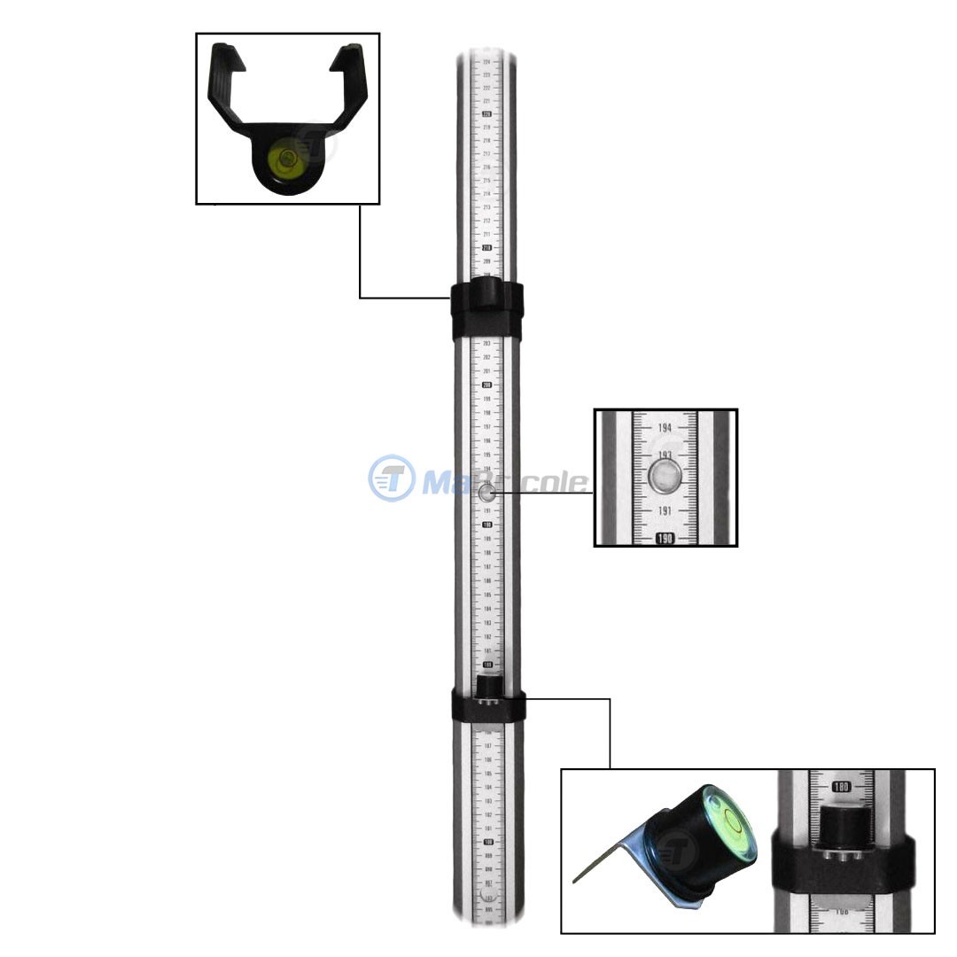 Mire télescopique en aluminium 3m 3 sections ADA | A00141 | MaBricole ...