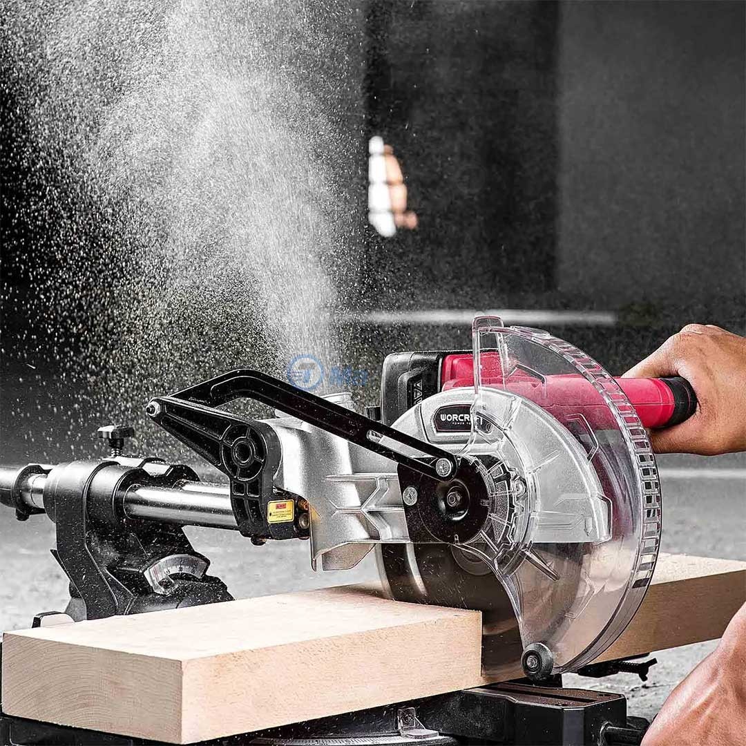 Scie à onglets sans fil 20V sans batterie sans chargeur avec guide ...